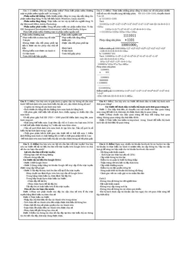 PHNMMH THNG PHNMM NGDNG Phnmmpháttrin: Phép C NG NH Phân | PDF