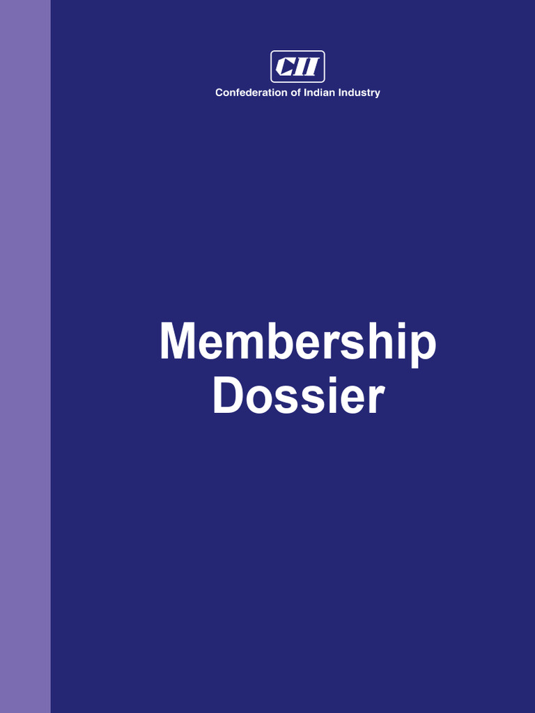 CII Membership-Dossier-Jan-2024 | PDF | Economies