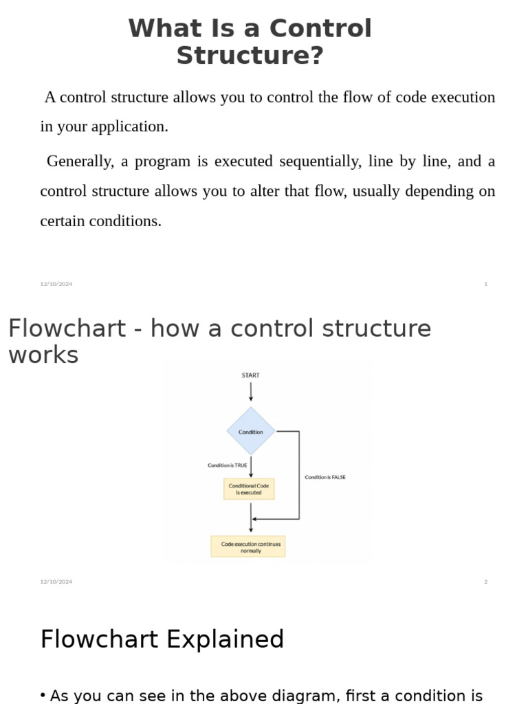 5.control StatementsFinal | PDF | Control Flow | Computing