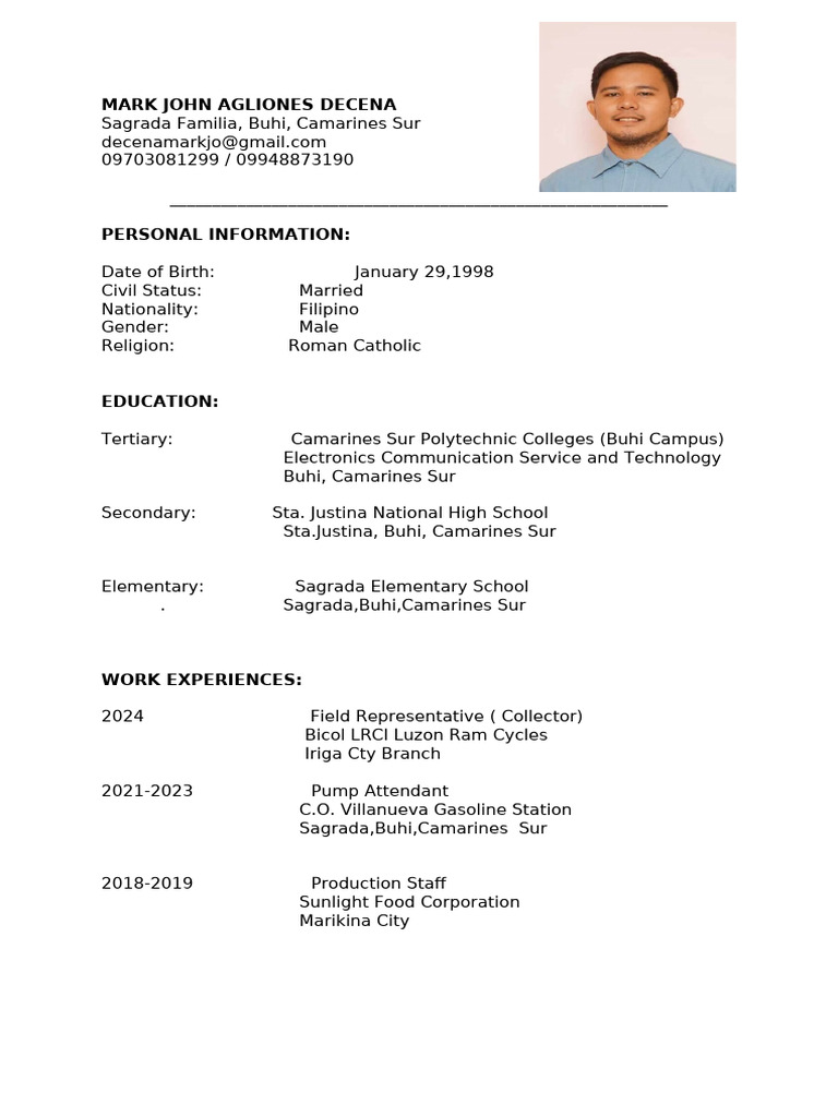 MJD Resume | PDF