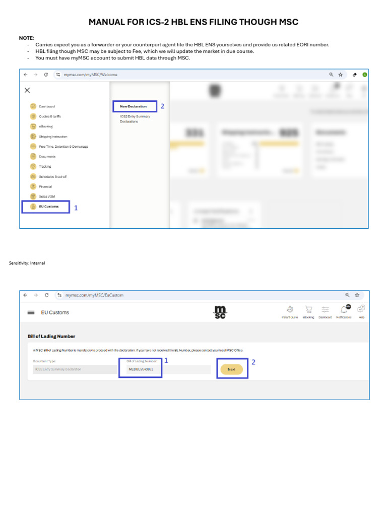 MSC Circular ICS-2 Manual | PDF