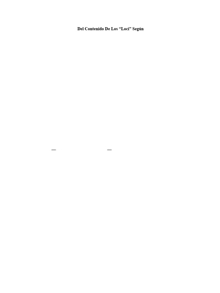 Capítulo V Explanación Del Contenido de Los "Loci" Según Melchor Cano | PDF | Teología | Razón