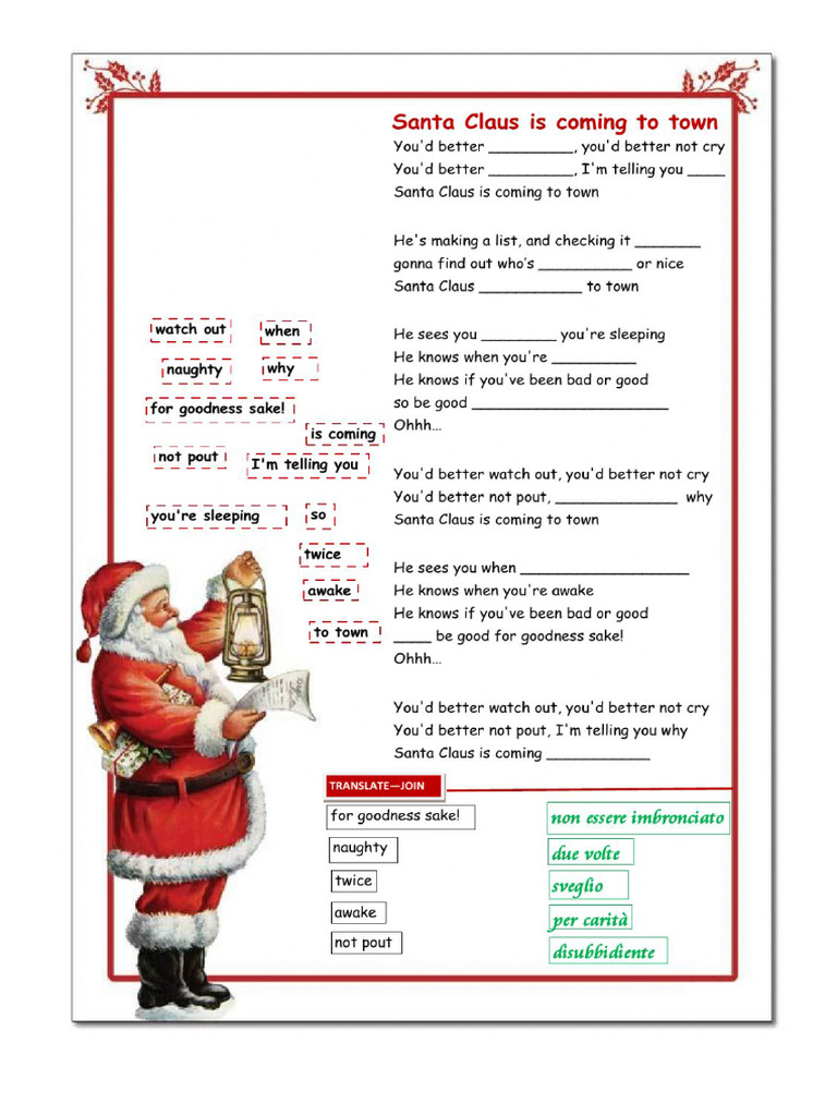 Santa Claus Christmas | PDF