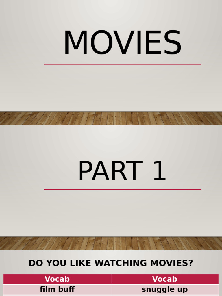 Movies Basics | PDF