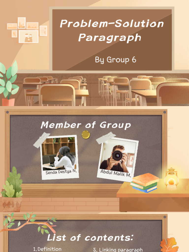 GROUP 6, Problem - Solution - Paragraph - 11211423 | PDF