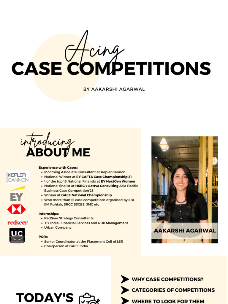 Cracking Case Competitions | PDF | Microsoft Power Point