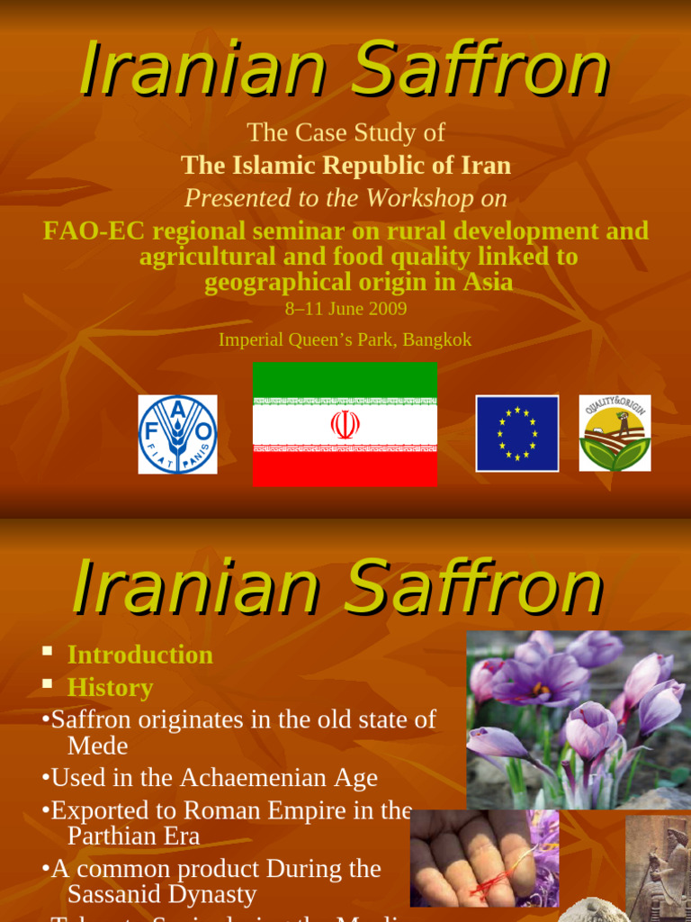 Noorbakhsh Iranian Saffron | PDF | Iran | World Intellectual Property Organization