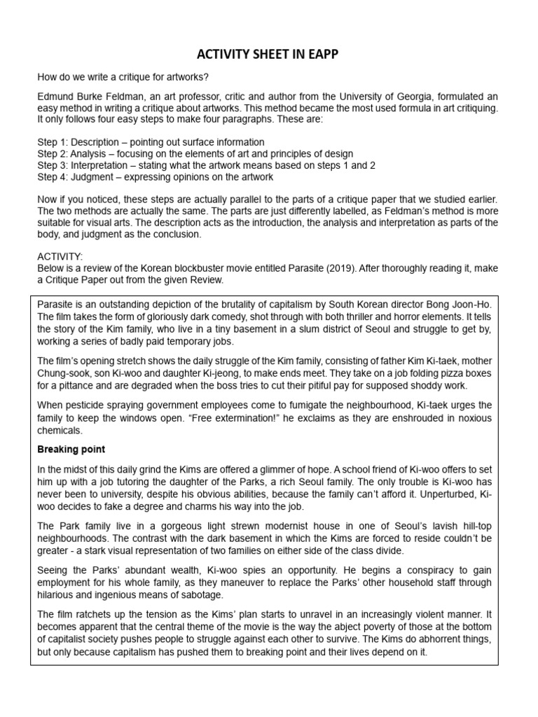 ACTIVITY SHEET IN EAPP | PDF | Definition | Concept