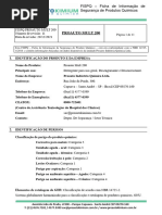 FISPQ-Scott Spray 400ml | PDF | Primeiros socorros | Queimadura