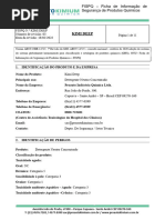 FISPQ Arla 32: Segurança e Composição | PDF | Águas residuais | Química