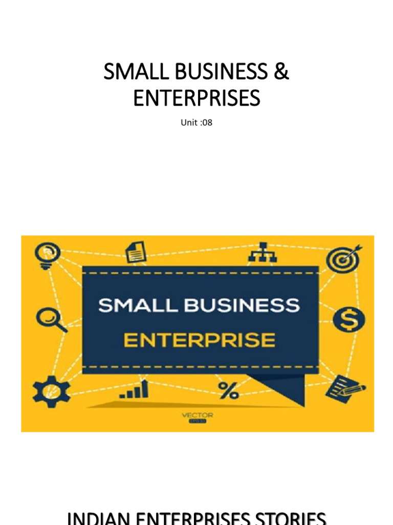 Small Business & Enterprises | PDF | Entrepreneurship | Trademark