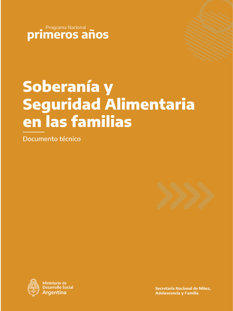 Pa 2022 Documento Tecnico Seguridad y Soberania Alimentaria | PDF | Amamantamiento | La leche ...