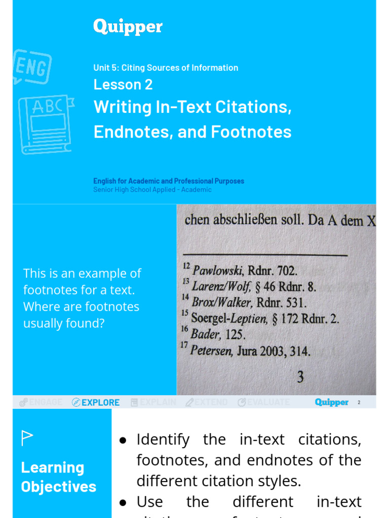 EAP1112 Unit 5 Lesson 2 Writing In-Text Citations, 202411011807 05335 ...