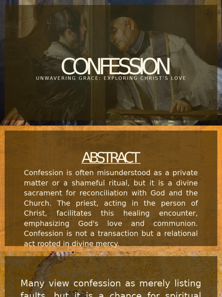 Confession | PDF