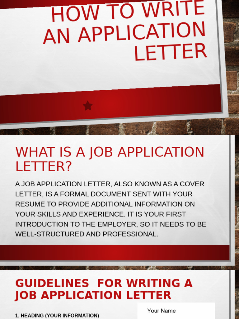 How To Make An Application Letter and Resume | PDF | Résumé | Human ...