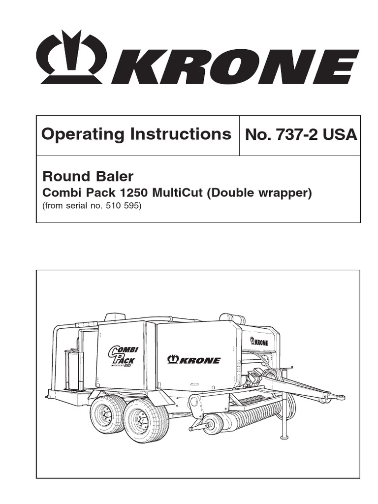 Krone Combi Pack 1250 | PDF | Tractor