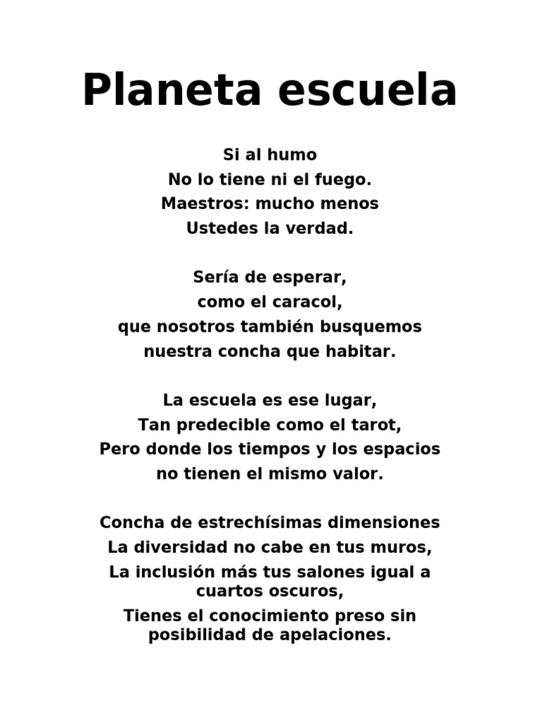 Poema Ponencia | PDF