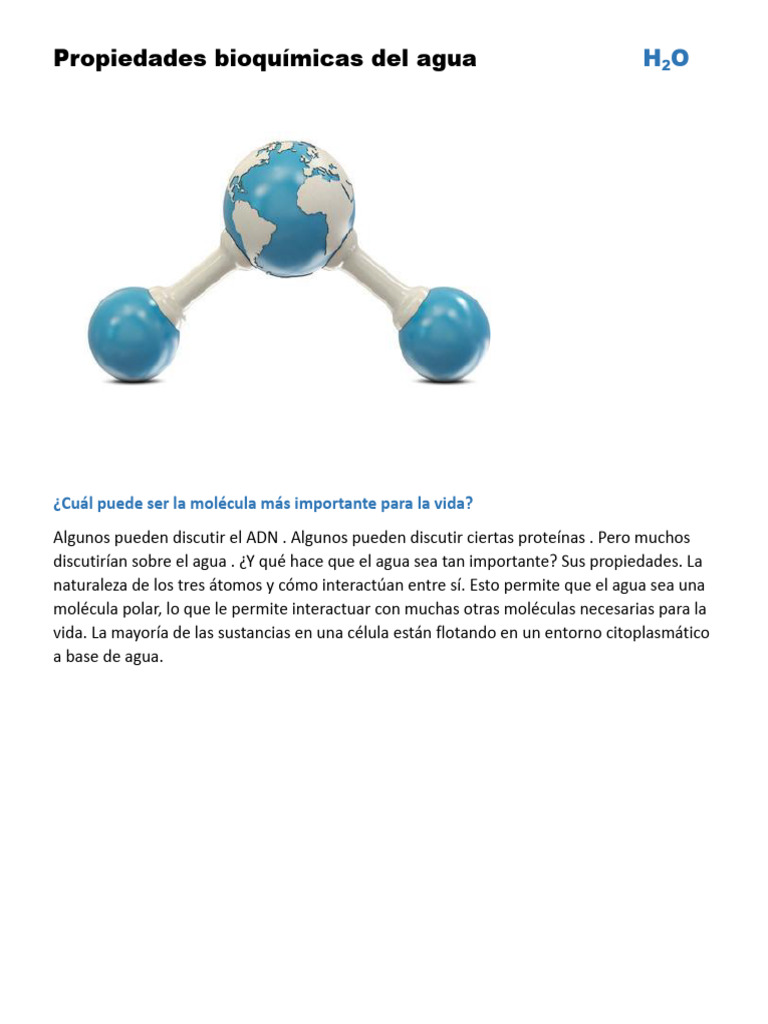 Agua | PDF | Propiedades del agua | Agua