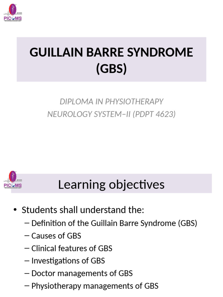 4.guillain Barre Syndrome | PDF | Medicine | Clinical Medicine