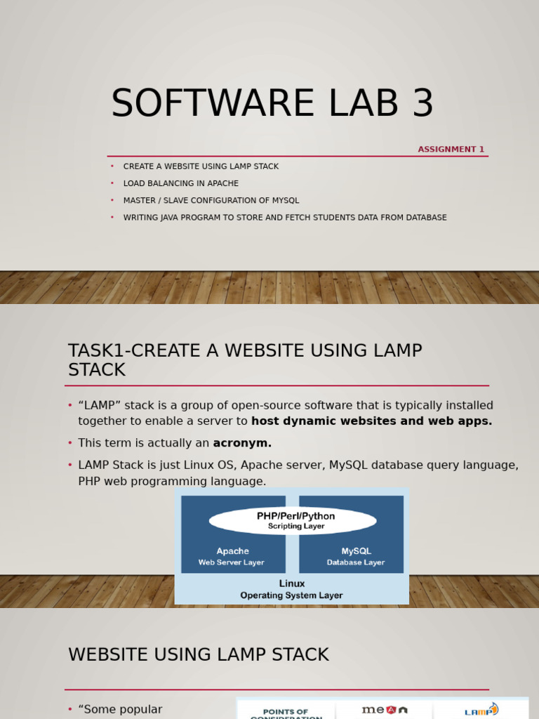 Web Dev: LAMP & Apache Load Balancing | PDF | Load Balancing (Computing) | Networking