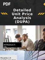 DPWH DUPA for Formworks Estimation | PDF | Concrete | Scaffolding