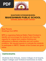 57th National Mathematics Talent Contests | PDF