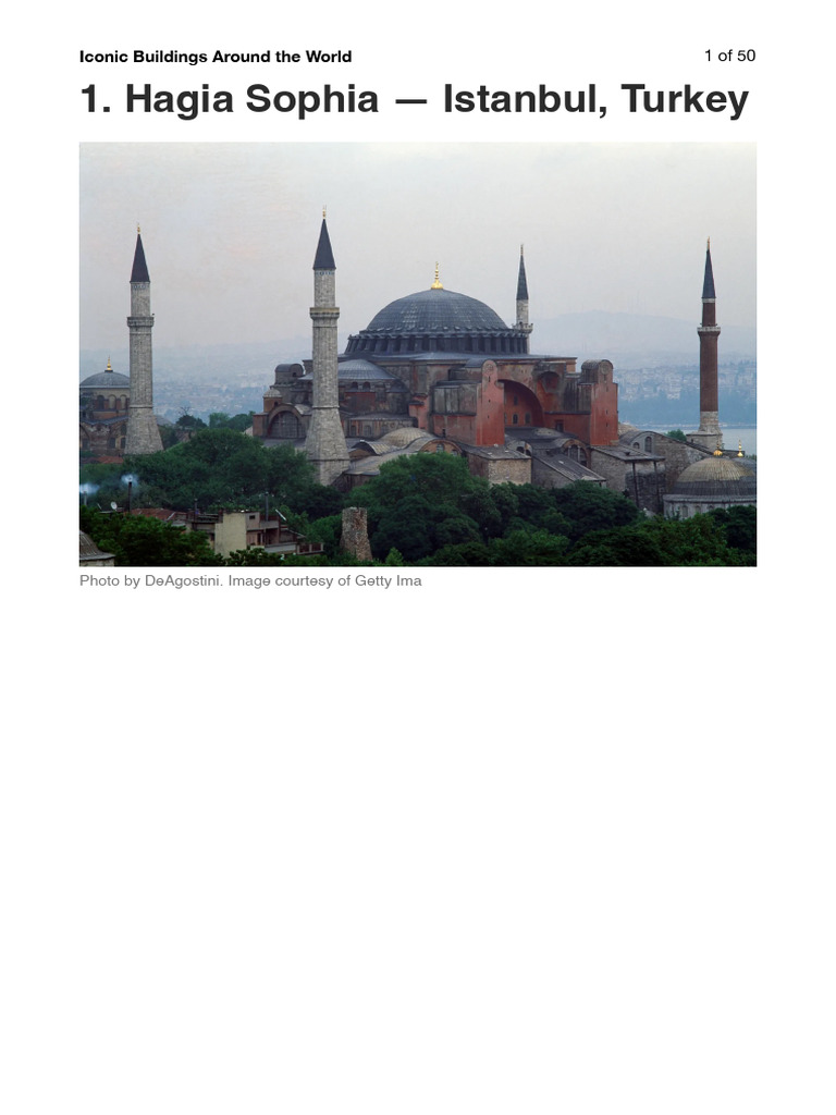 50 Iconic Buildings Around The World PDF | PDF | Getty Images