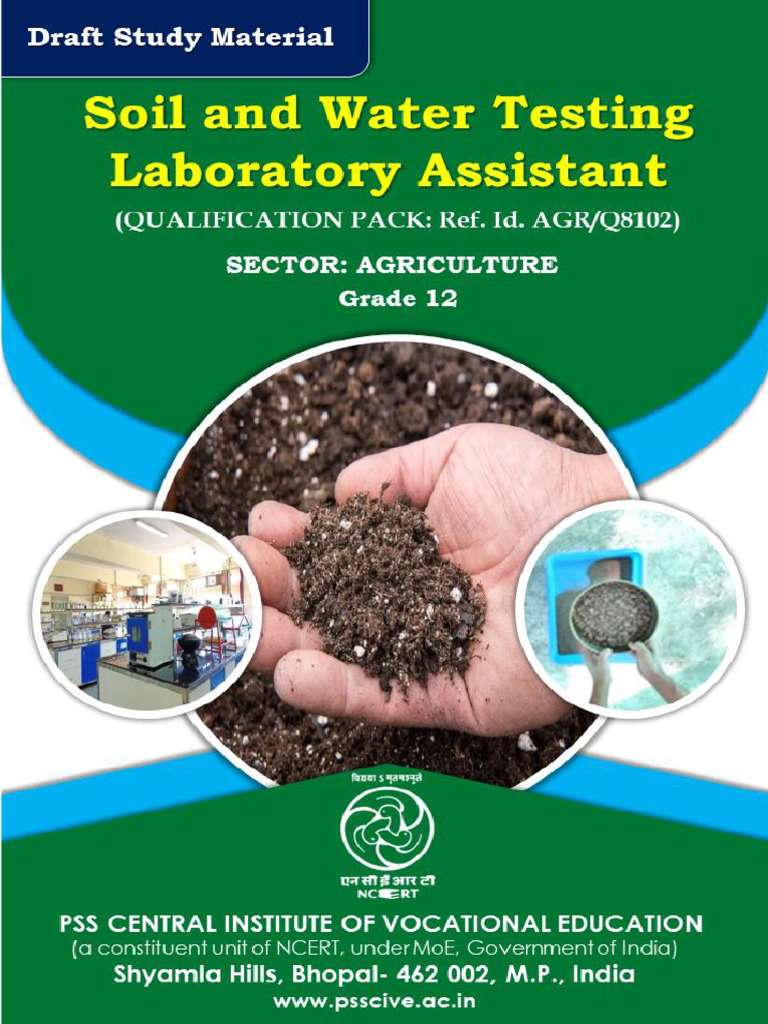 Soil Water Testing Labortory Assistant English Class 12 | PDF | Soil ...