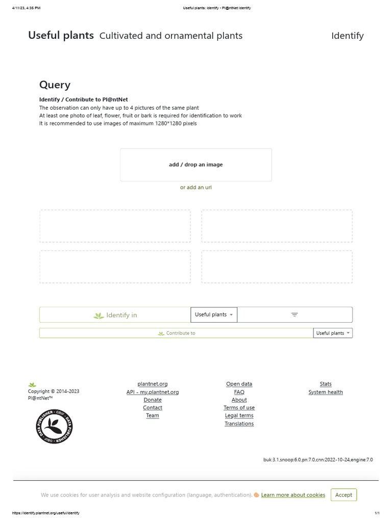 Useful Plants - Identify - Pl@NtNet Identify | PDF
