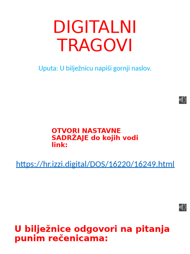 Digitalni Tragovi | PDF