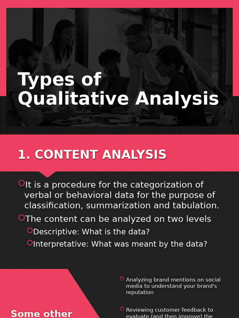 Chapter 3.2 Types of Qualitative Data Analysis | PDF | Analysis ...