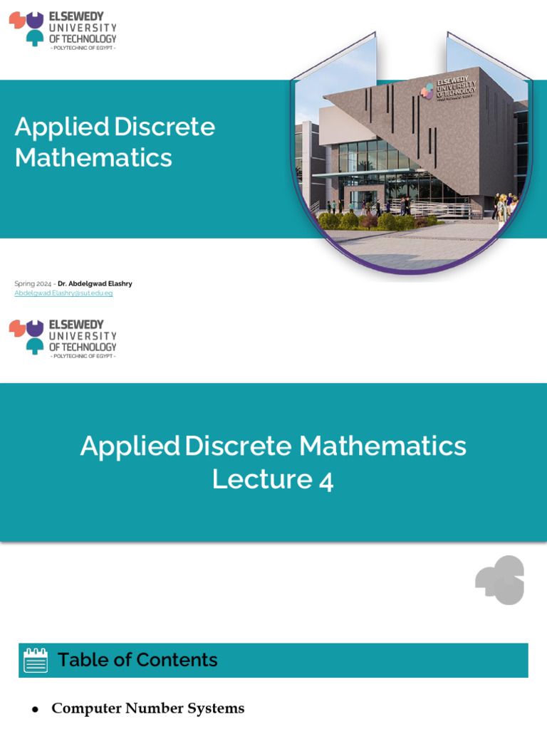 Lecture 4 (4) | PDF | Decimal | Numbers