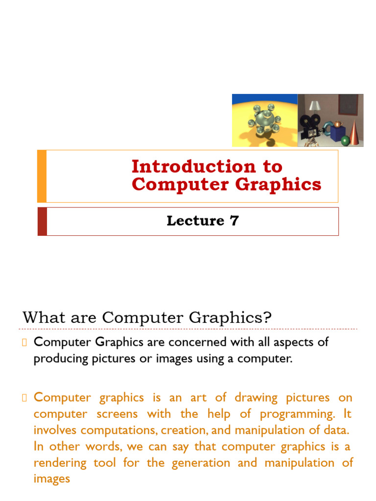 Lecture 7 Computer Graphicspptx Pdf Graphics Processing Unit Rendering Computer Graphics