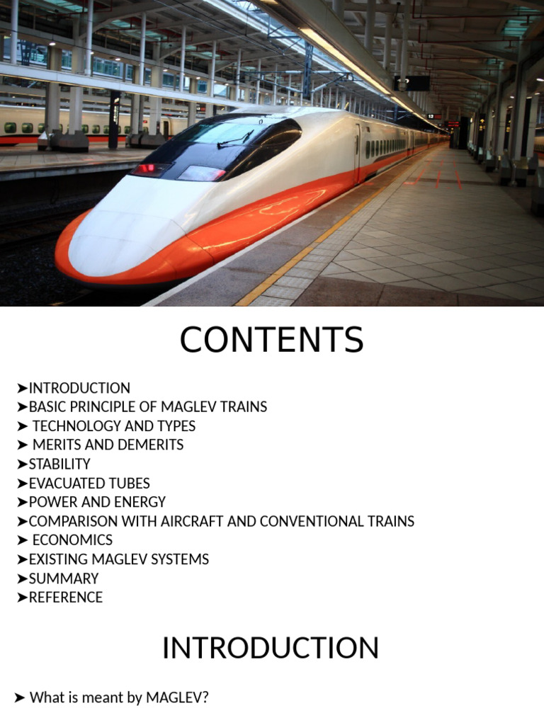 Maglev Train Technology Overview | PDF | Electromagnetism | Electrical ...