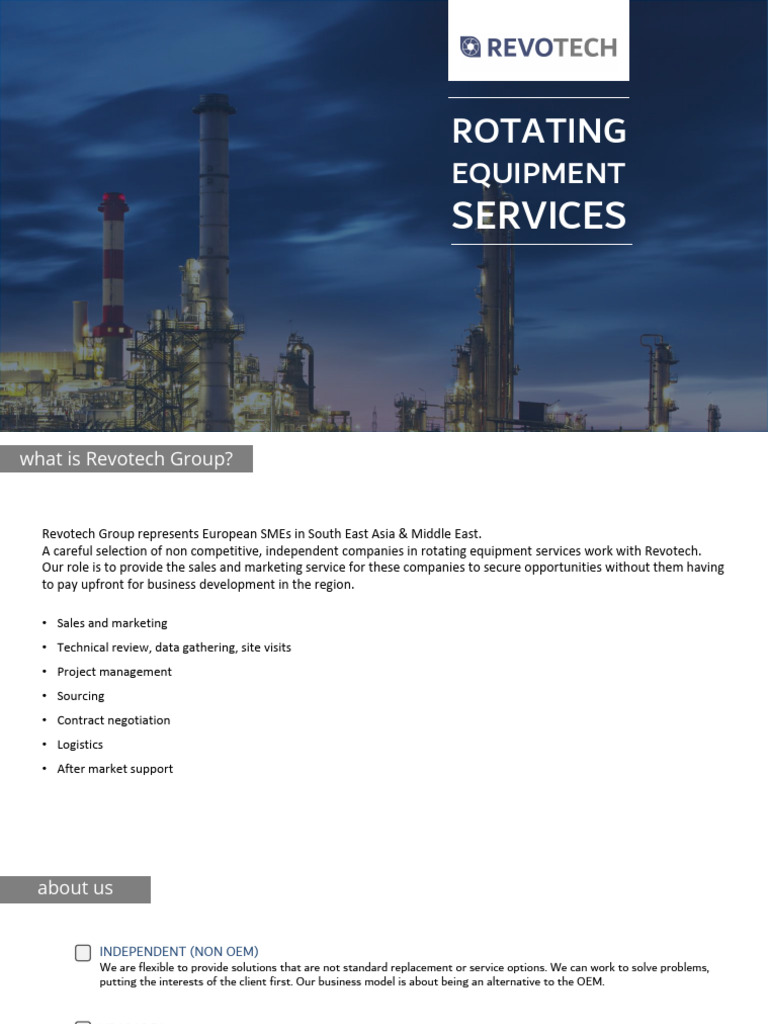 Revotech Presentation 3 | PDF | Turbomachinery | Pump