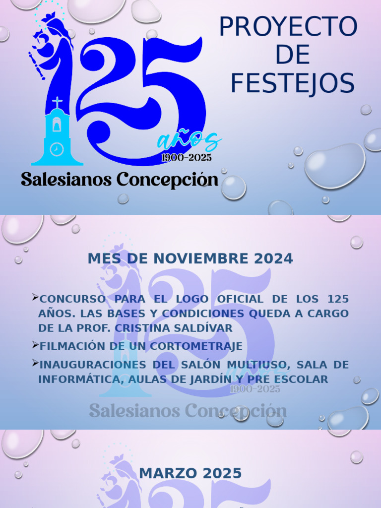 Proyecto de Festejos | PDF