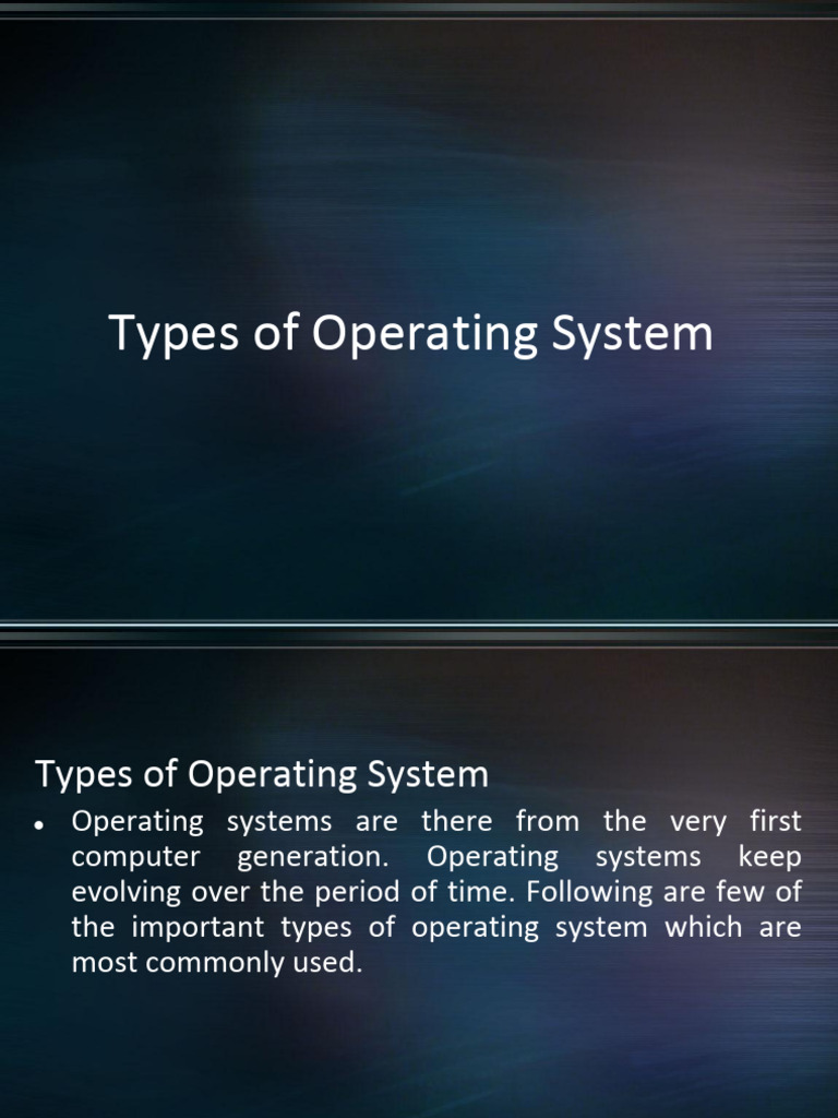 Unit 1 | PDF | Operating System | Server (Computing)