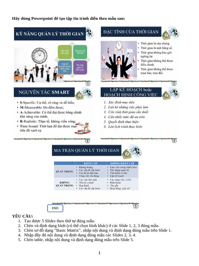 Bai Tap Powerpoint 3 | PDF