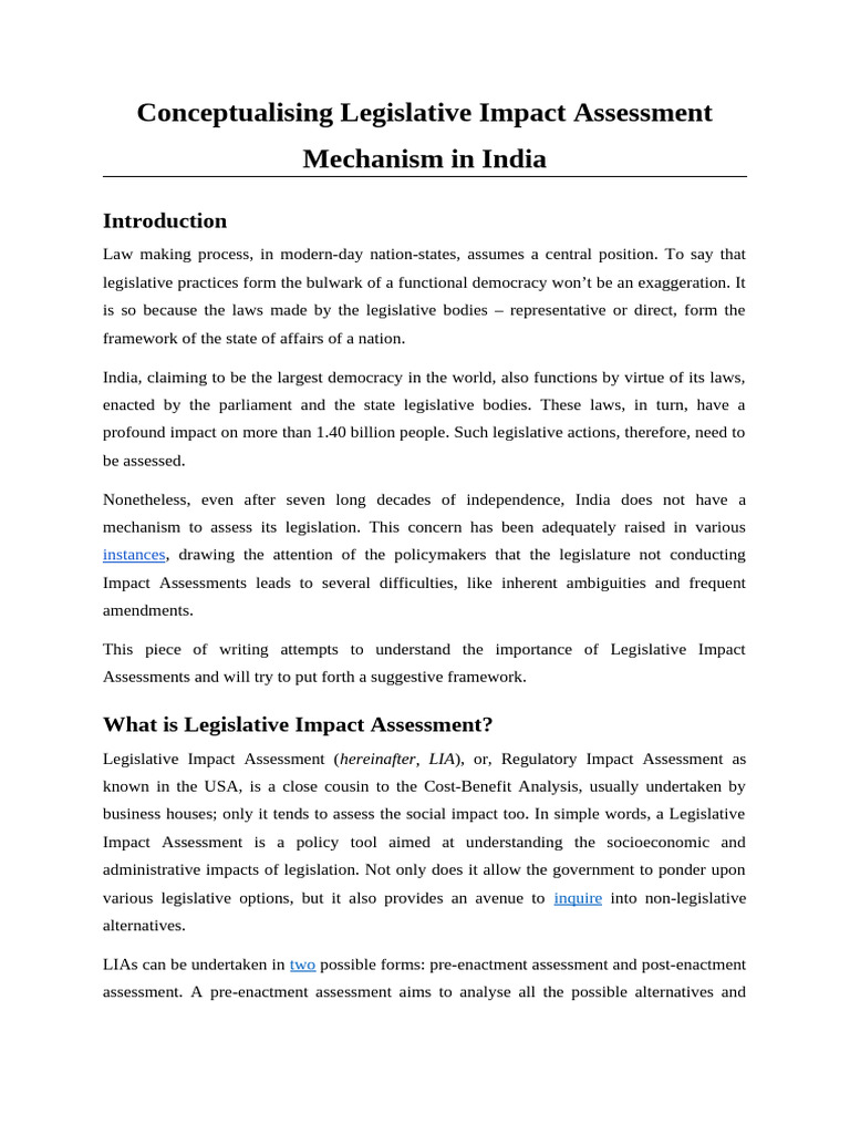 writing sample | PDF | Legislature | Policy