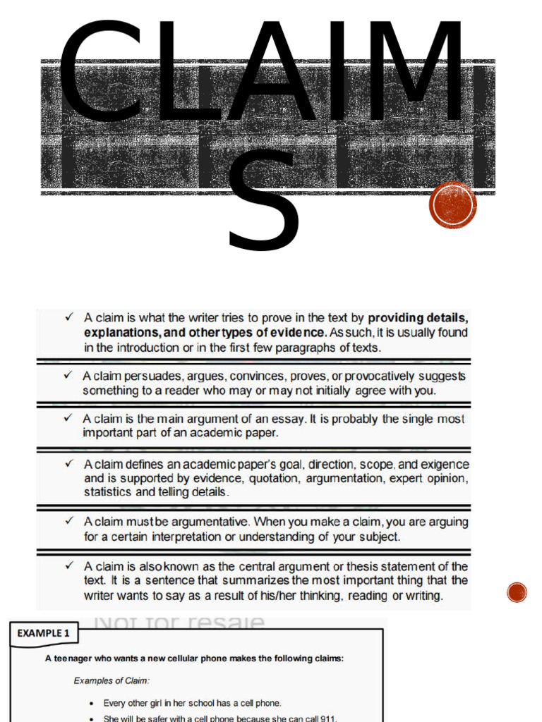 Claims | PDF