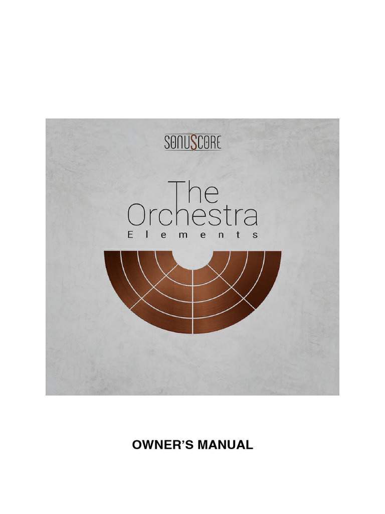 The Orchestra Elements Manual EN 1.0 | PDF | Rhythm | Orchestras