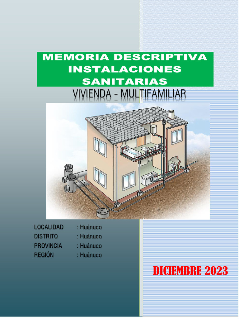 Memoria IISS | PDF | Agua | Colector de aguas pluviales