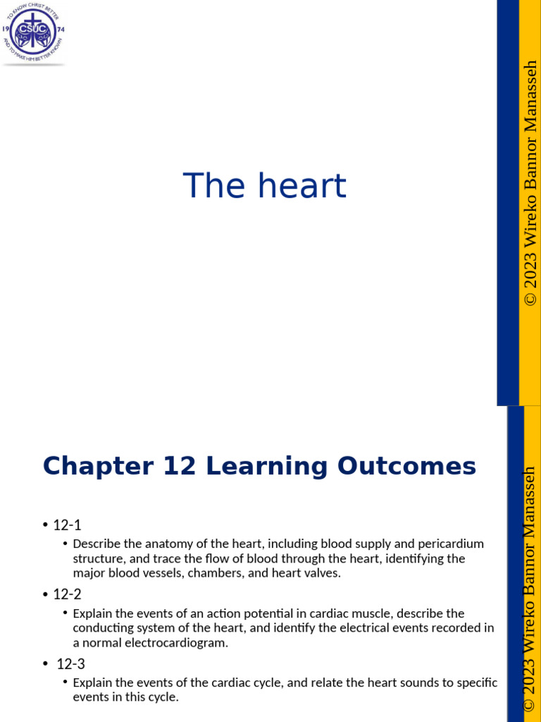Anatomy and Function of the Heart | PDF | Heart Valve | Coronary ...