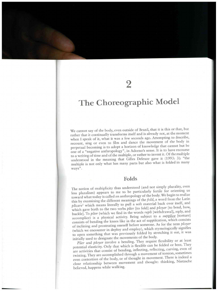 The Life of The Senses, Choreographic Model | PDF