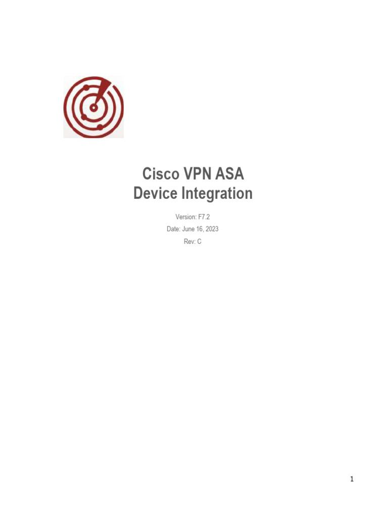 Cisco ASA VPN Integration vF72 | PDF | Ip Address | Virtual Private Network