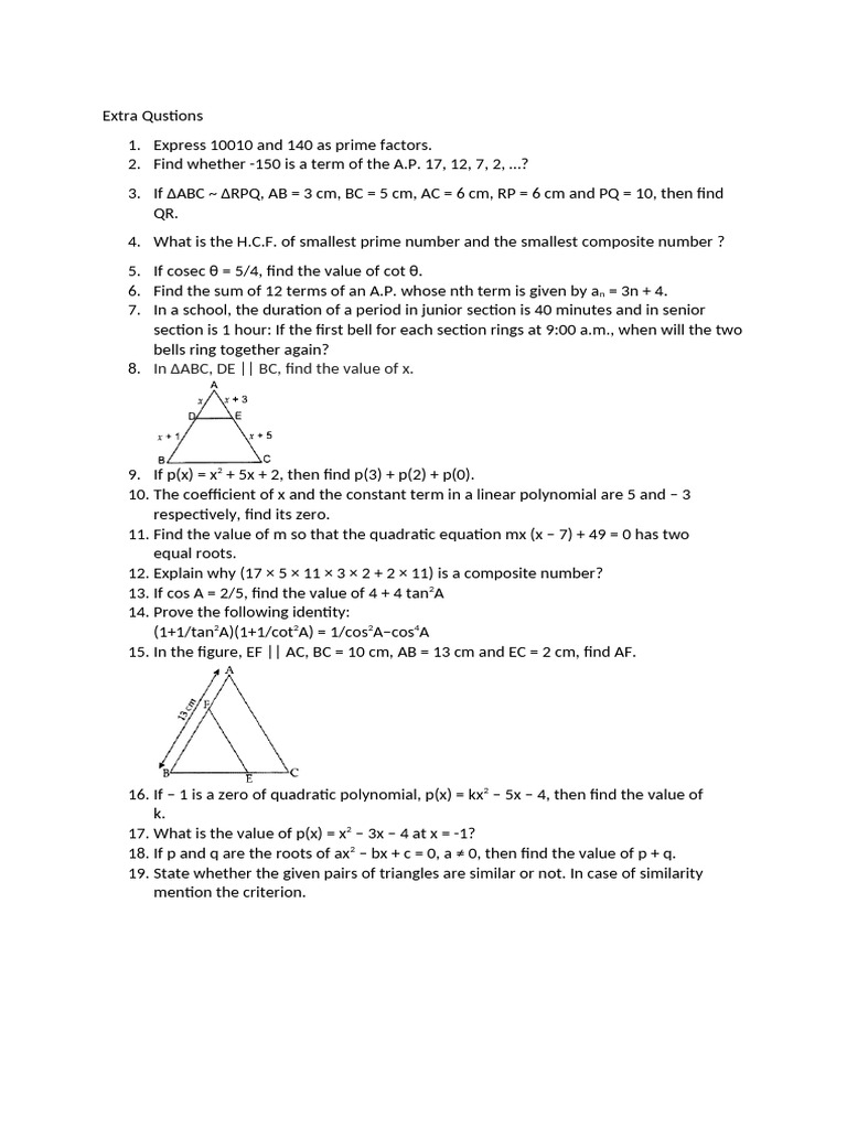 Prime Factorization and A.P. Problems | PDF | Polynomial | Prime Number