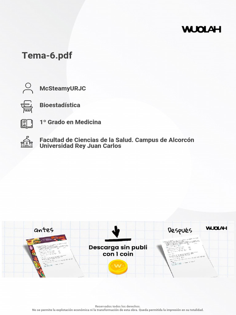Wuolah Free Tema 6 | PDF