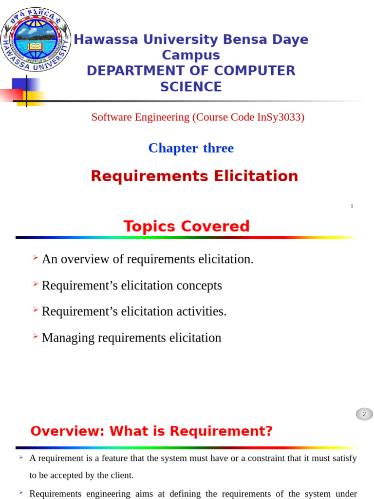 Chapter 3 Requirements Elicitation | PDF | Use Case | System