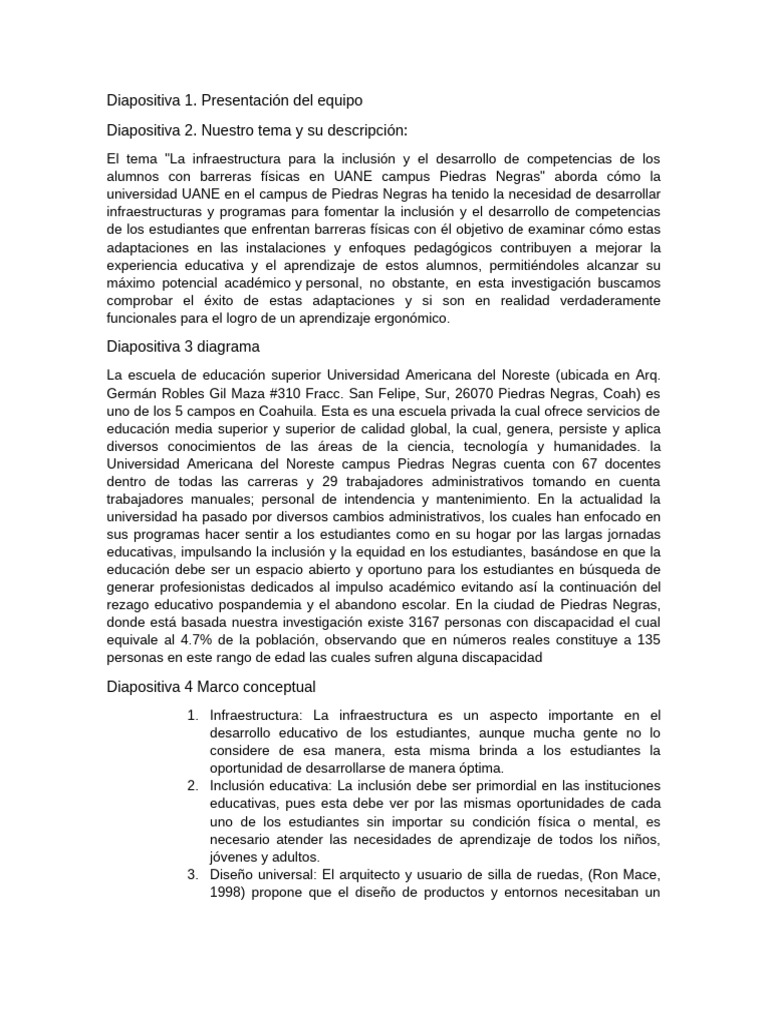 APOYO PARA EXPONER | PDF | Inclusión (Educación) | Aprendizaje