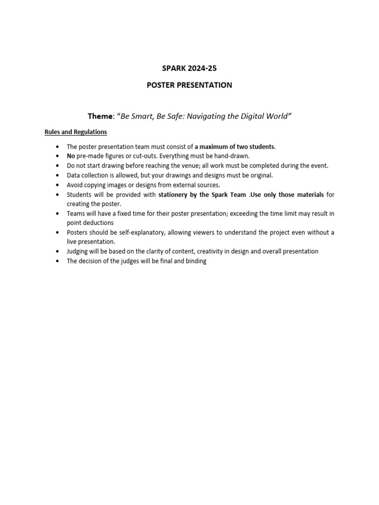 Poster Presentation - Theme | PDF